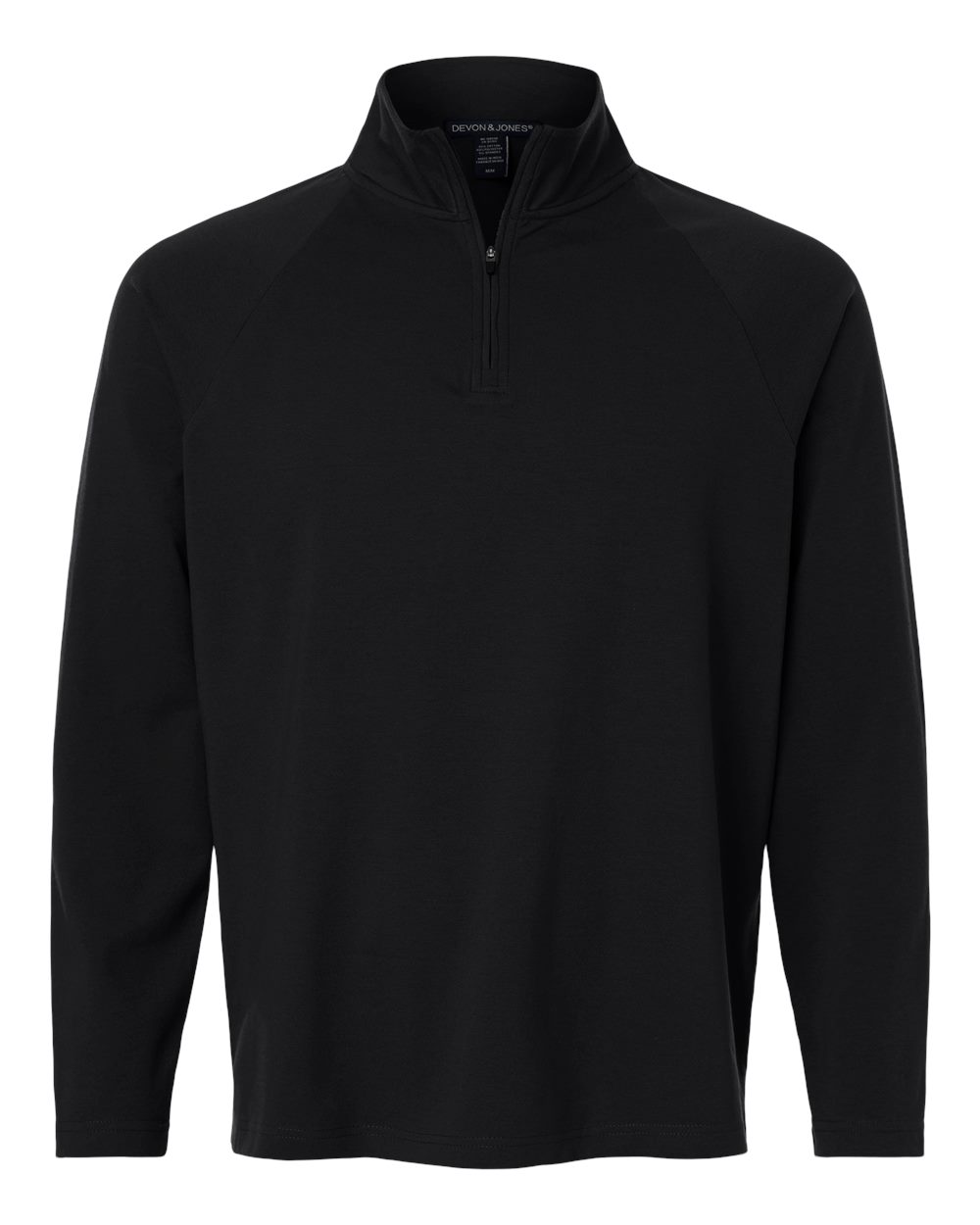 Devon & Jones DG402 - Men's Seaton Pebble Textured Quarter-Zip Pullover