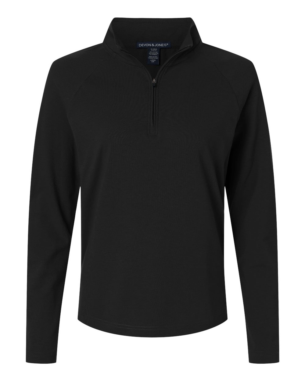 Devon & Jones DG402W - Women's Seaton Pebble Textured Quarter-Zip Pullover