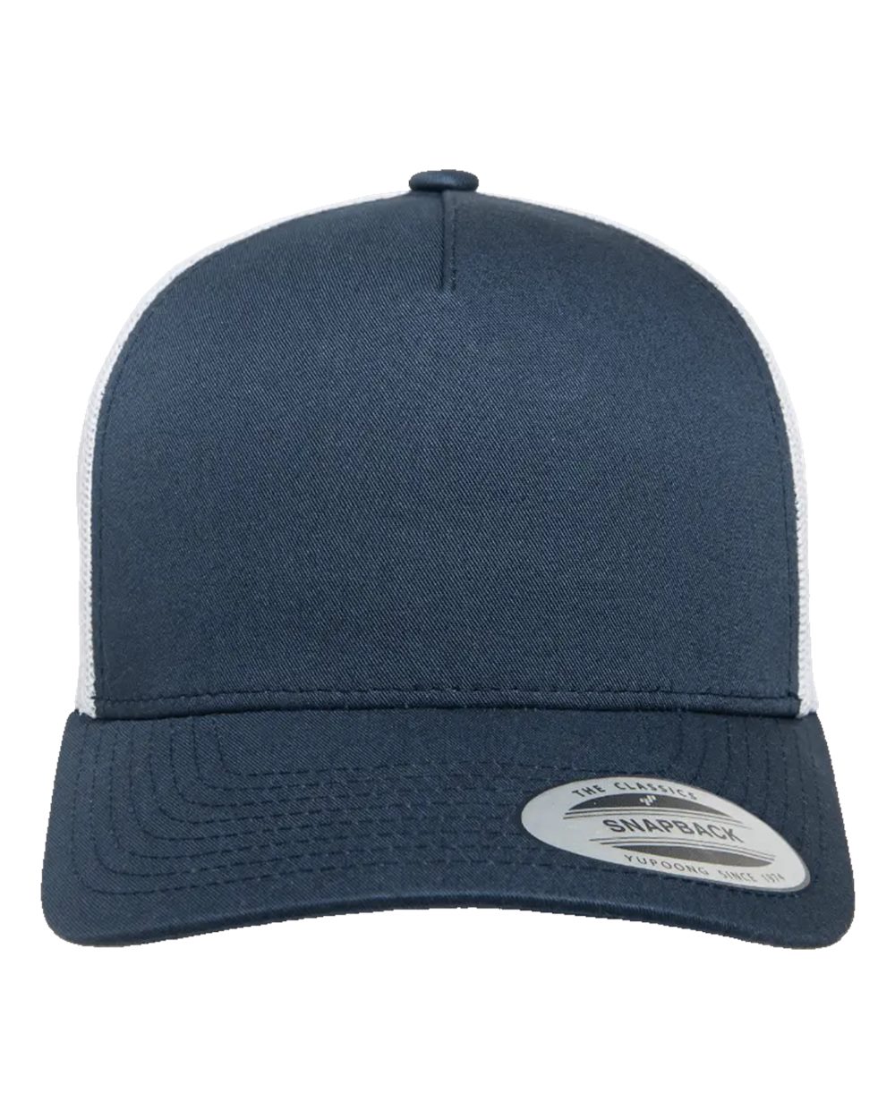 🔥 YP Classics Men Five-Panel Retro Trucker Cap Hat mid-profile Snapback ...