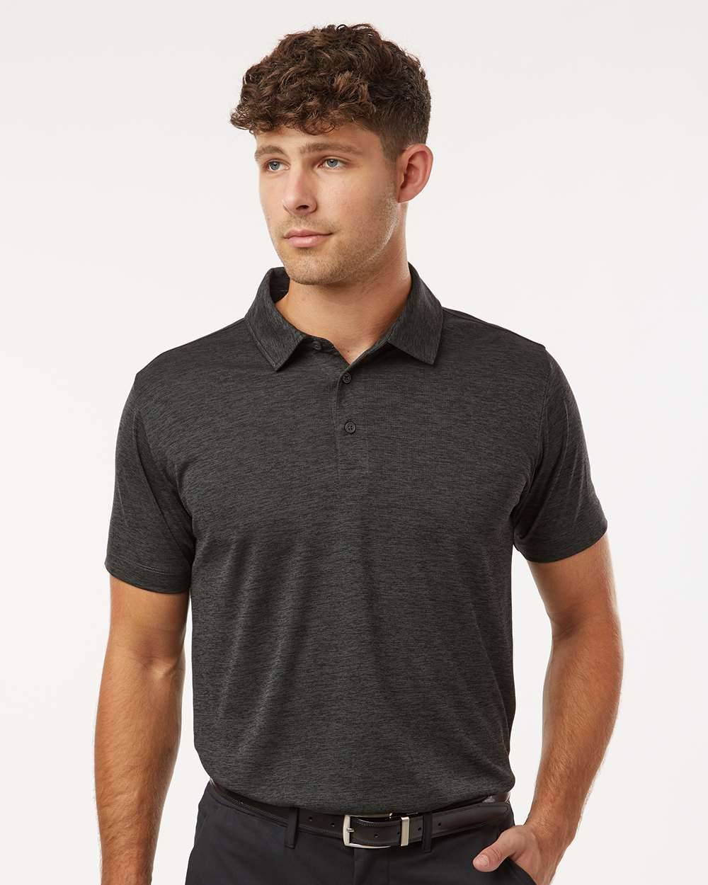 AllPro 4HM00 - Men's Pro-Lock Performance Mélange Polo