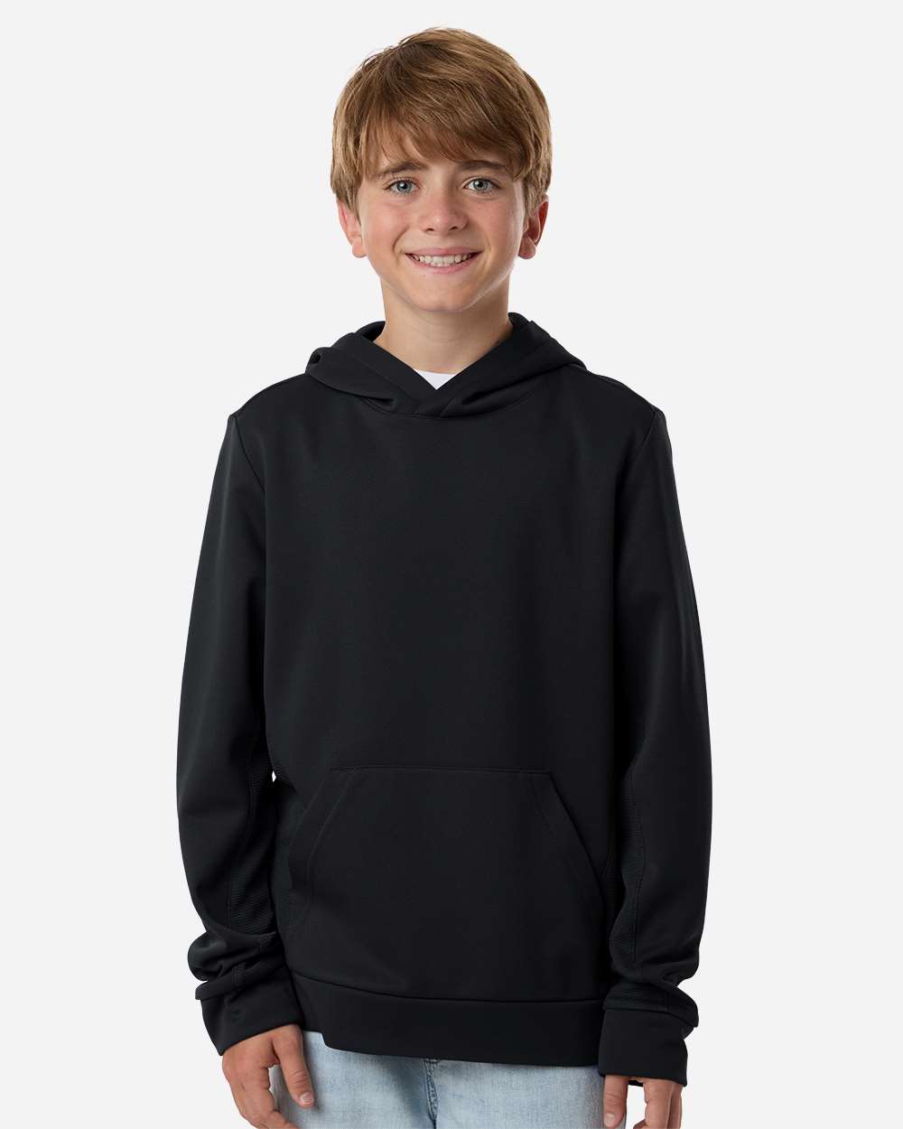 Team 365 TT400Y - Youth Squad Hooded Tech Fleece Pullover