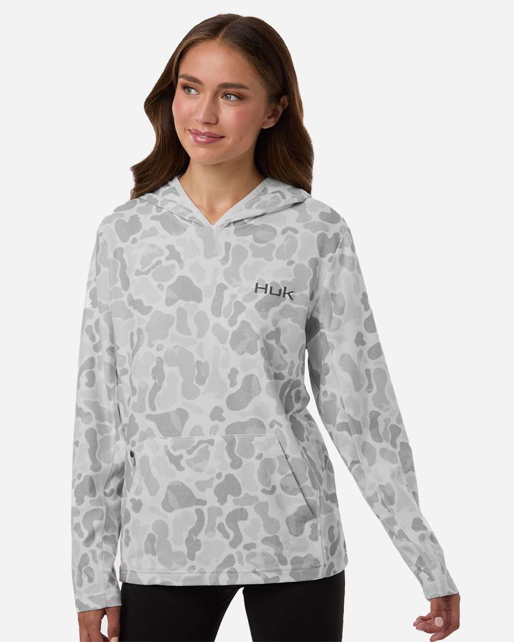 HUK H6130037 - Women's Coldfront+ KC Print Hooded Sweatshirt