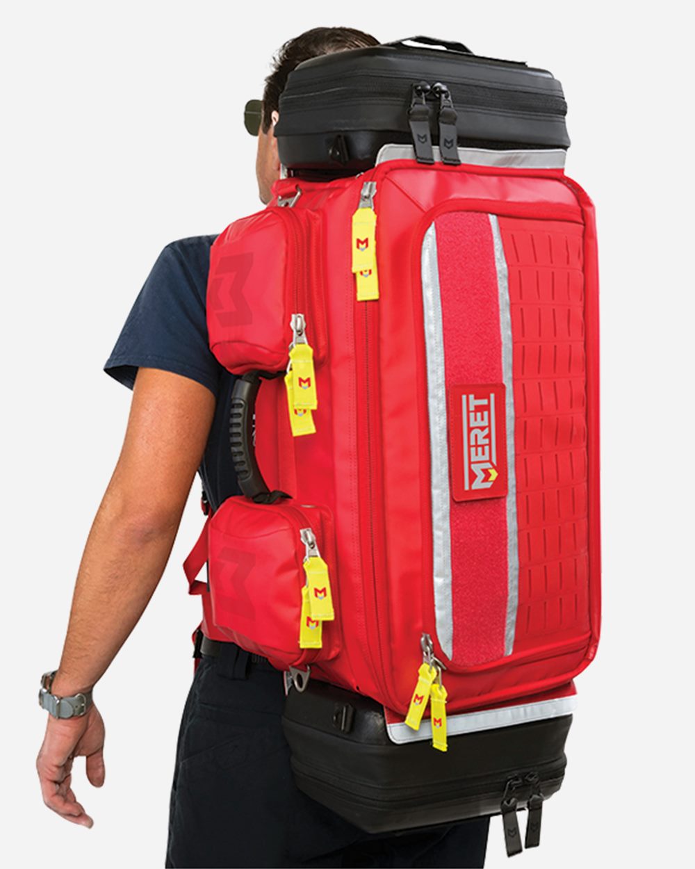 MERET M8101F - OMNI™ PRO X Red Convertible Backpack Bag
