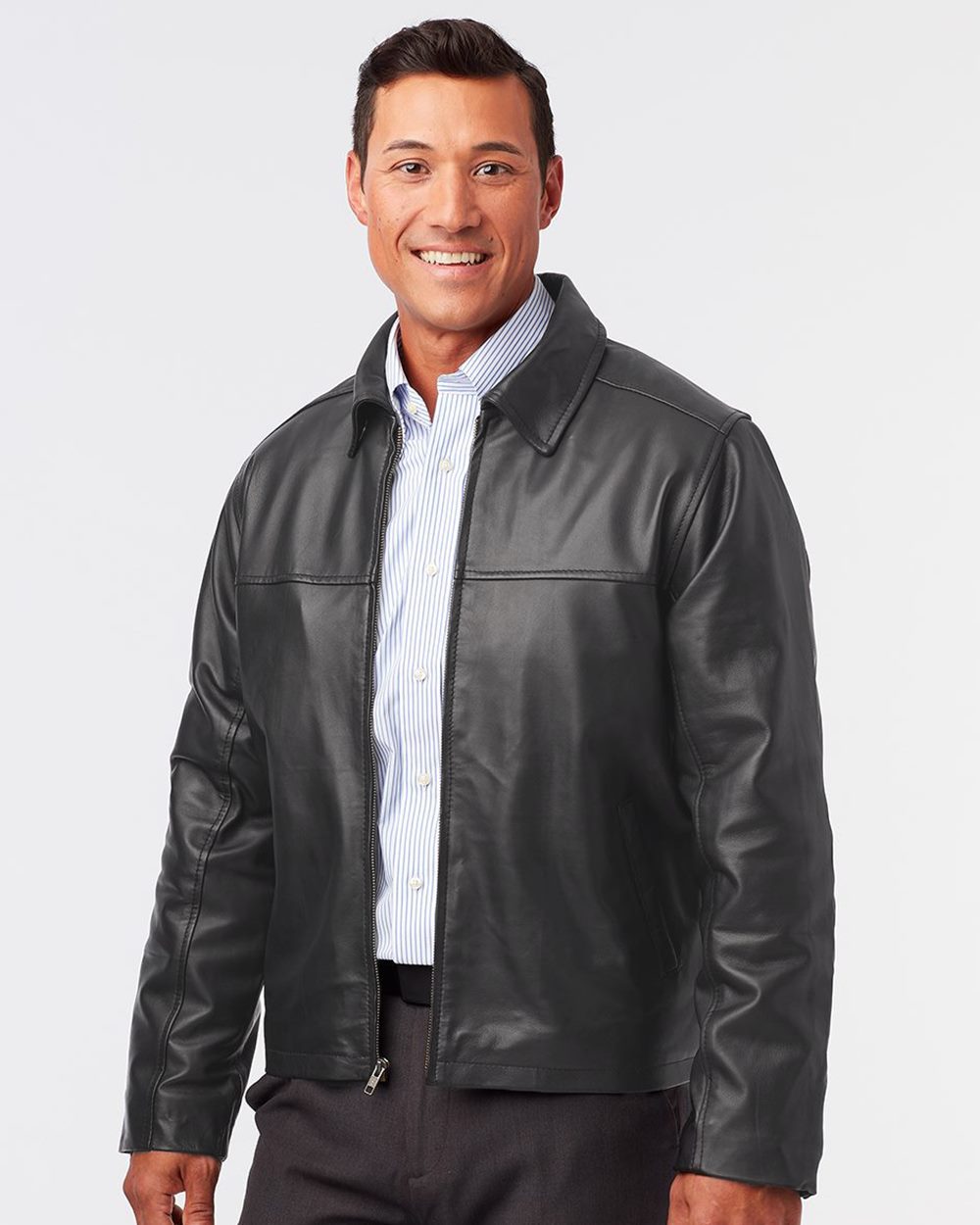 Burk's Bay 8000T - Men's Napa Leather Driving Jacket