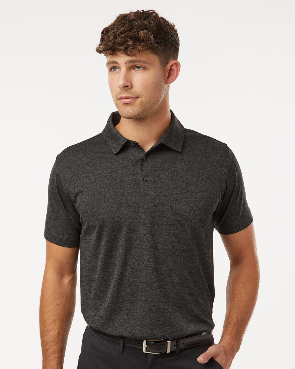 AllPro 4HM00 - Men's Pro-Lock Performance Mélange Polo