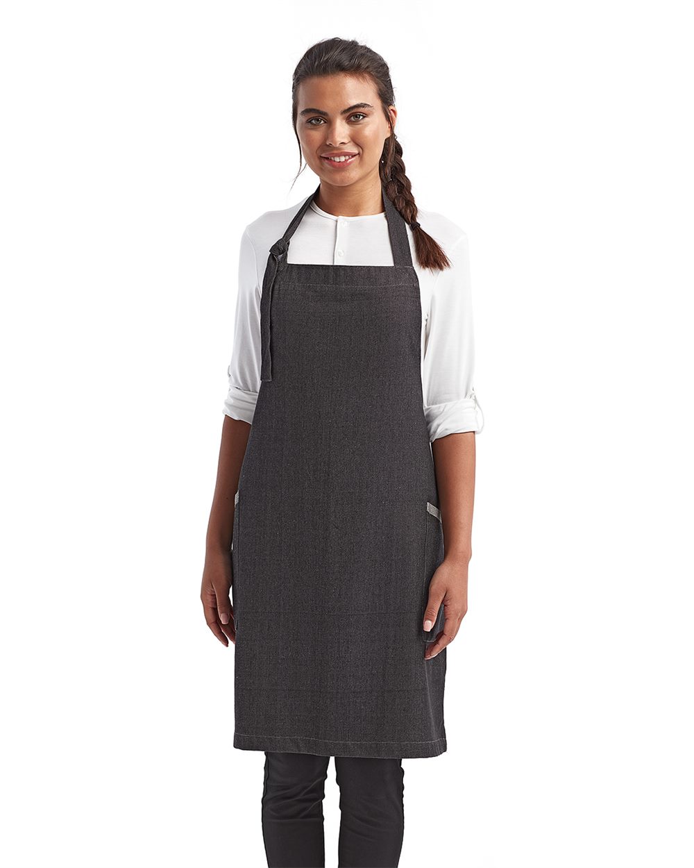 Artisan Collection by Reprime RP122 - ‘Regenerate’ Recycled Bib Apron