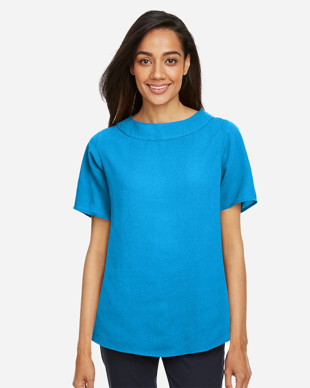 Devon & Jones DP613W - Women's Perfect Fit™ Boat Neck Blouse