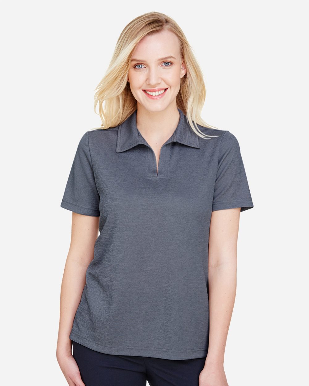 Devon & Jones DG22W - Women's CrownLux Performance® Address Melange Polo