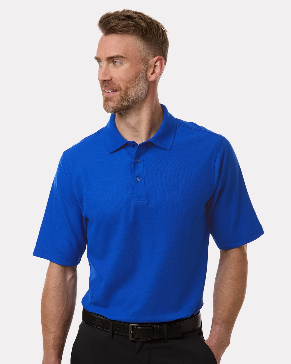 Harriton M105 - Men's Maverick CVC Pique Polo