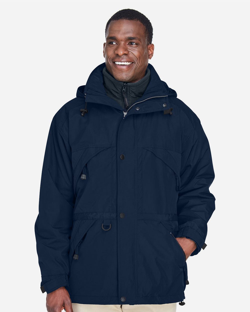 North End 88007 - 3-in-1 Parka with Dobby Trim
