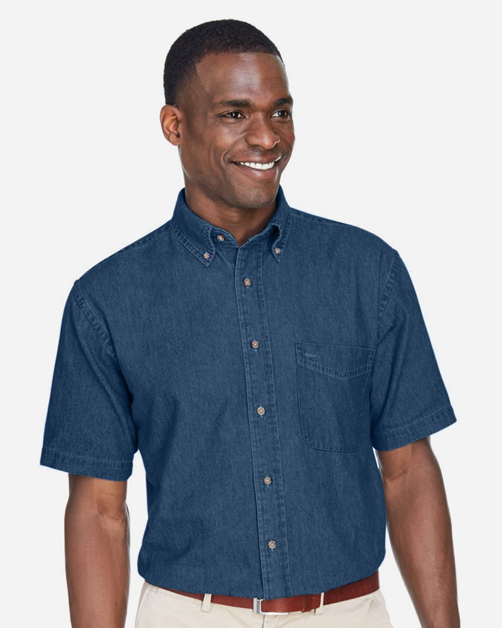Harriton M550S - Denim Shirt