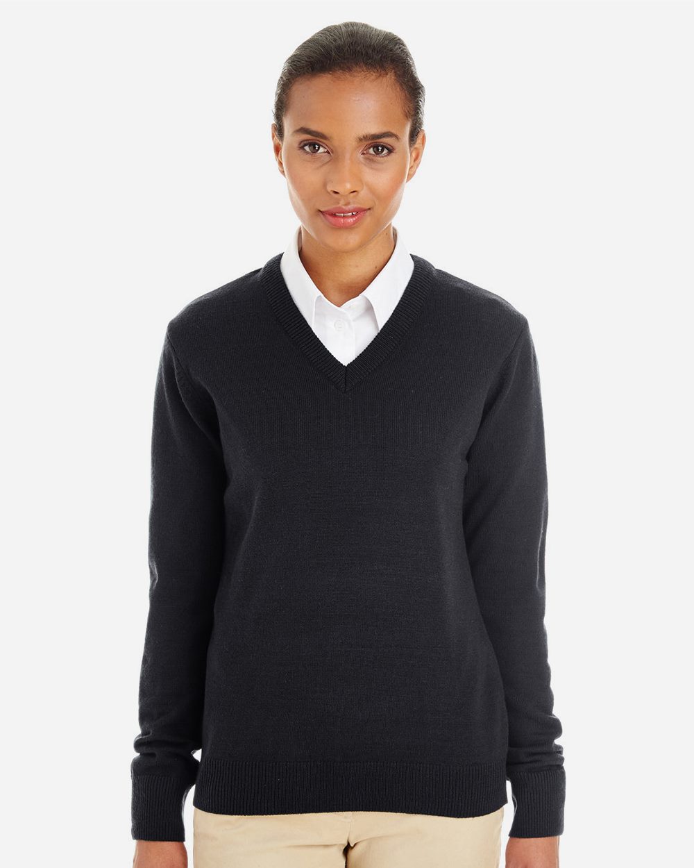 Harriton M420W - Womens Pilbloc V-Neck Sweater