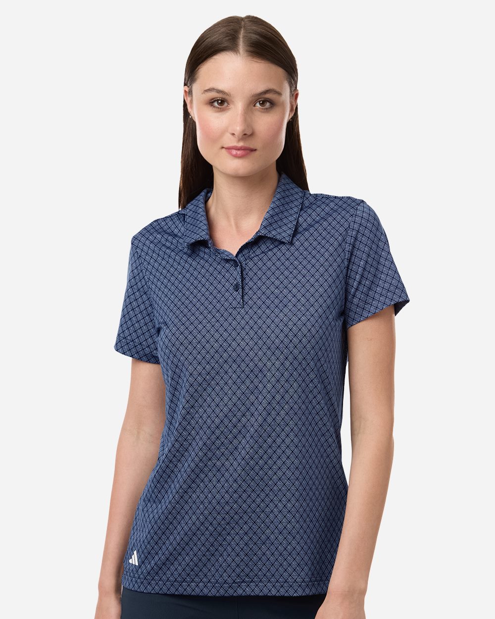 Adidas A717 - Women's 4-Way Stretch Printed Polo
