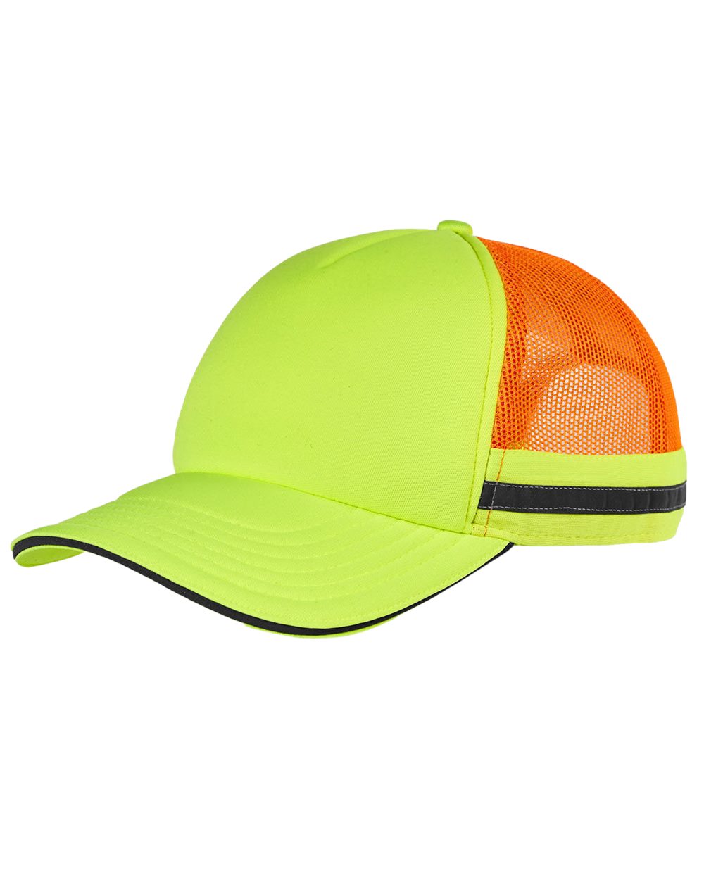Big Accessories BA661 - Safety Trucker Cap