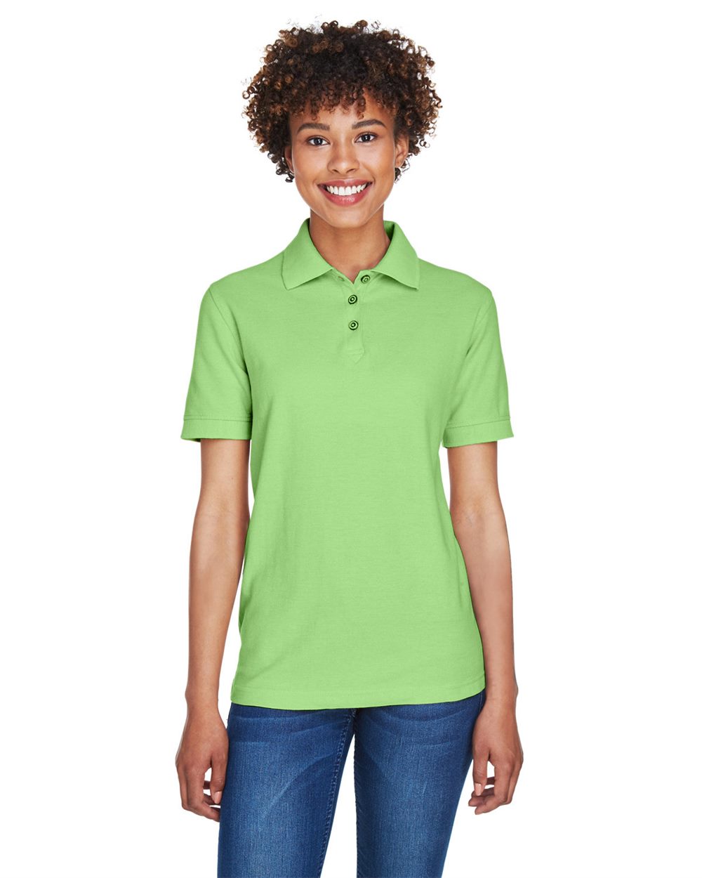 UltraClub 8541 - Women's Whisper Pique Polo