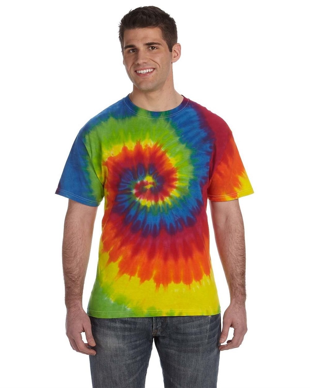 Image of Colortone - Unisex Multi-Color Tie-Dyed T-Shirt - CD1000