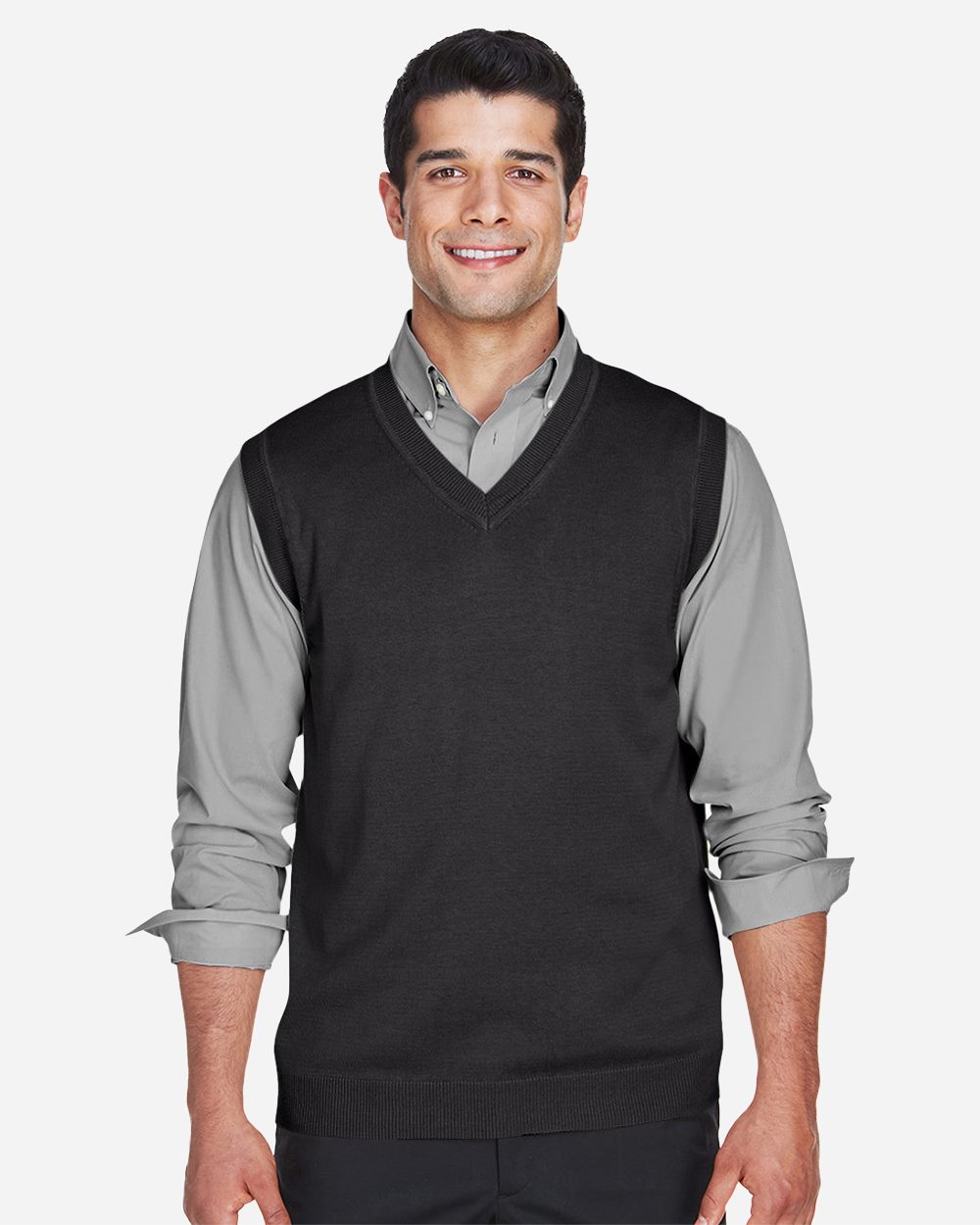 Devon & Jones D477 - V-Neck Sweater Vest