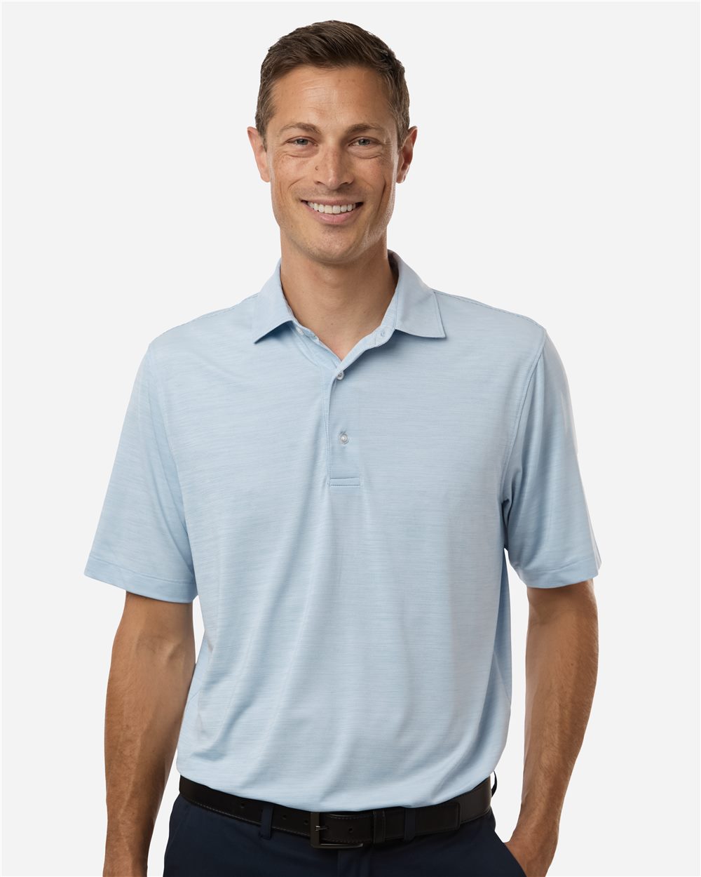 Paragon 162 - Men's Bohemian Striped Heather Performance Polo