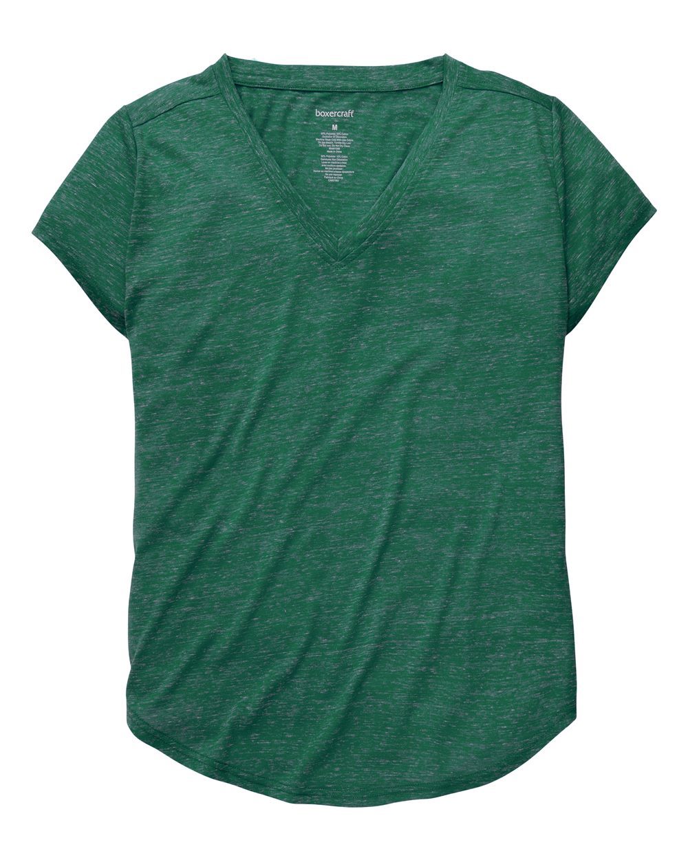 Boxercraft T34 - Women's Snow Heather V-Neck T-Shirt