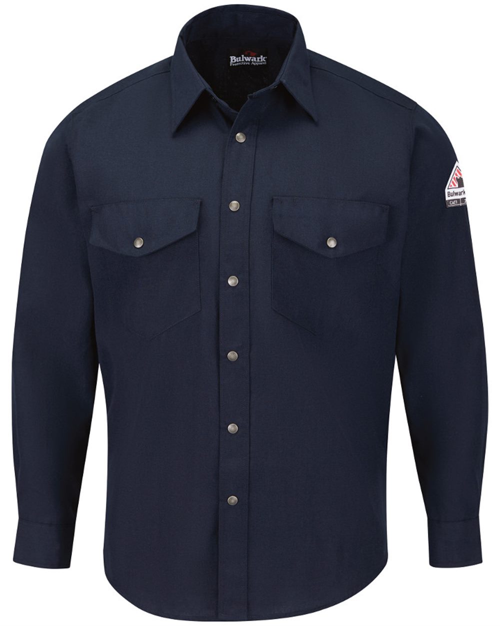 Bulwark SNS2L - Snap-Front Uniform Shirt - Nomex® IIIA - 4.5 oz. - Long ...